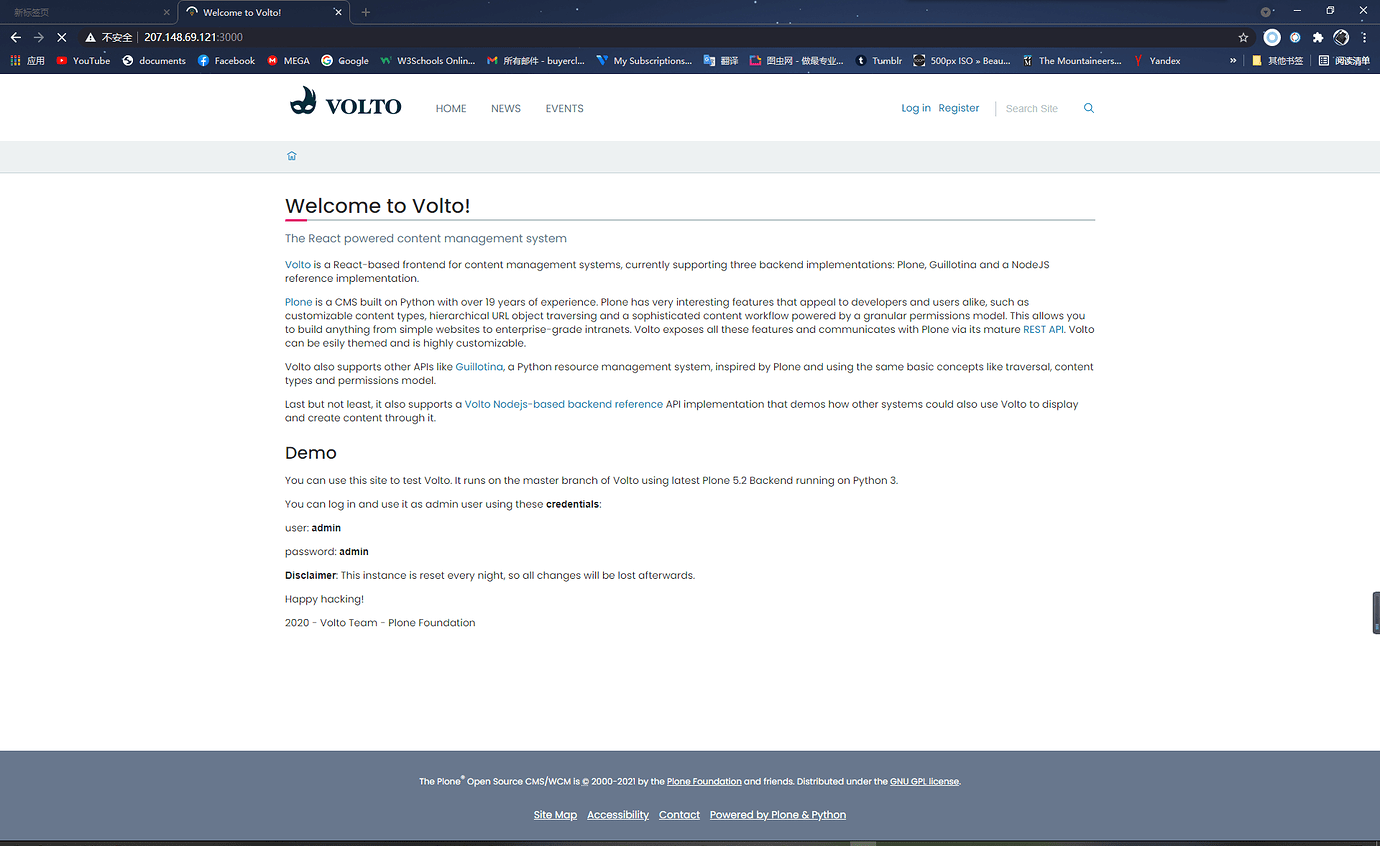 Cors Error even after changing buildout file : Volto - Plone 6 UI (Volto) - Plone Community
